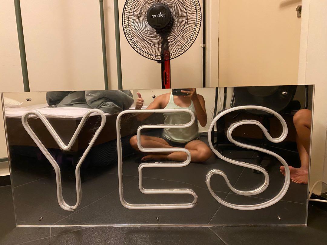 GIANT LED "YES" SIGN, Babies & Kids, Baby Nursery & Kids Furniture ...