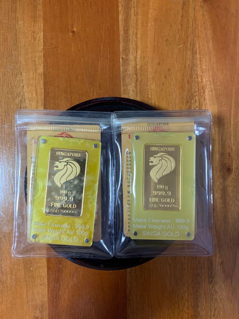 Gold bars Singa, Everything Else on Carousell