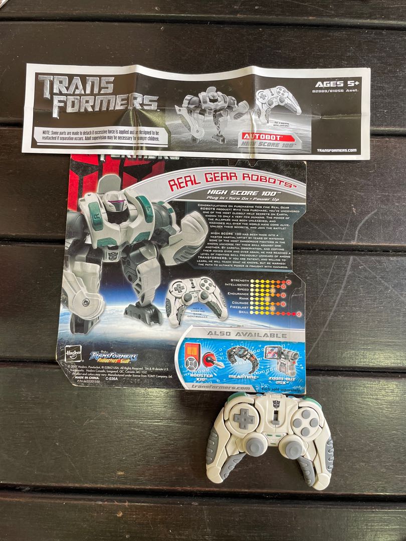 Good Undisplayed Transformers Real Gear Robots High Score 100 Sony ...