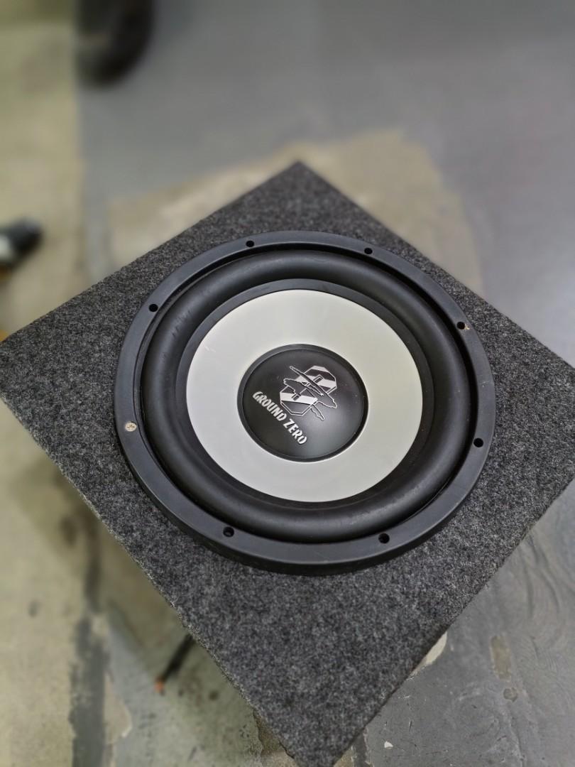 Ground zero 12" subwoofer, Car Accessories, Accessories on Carousell