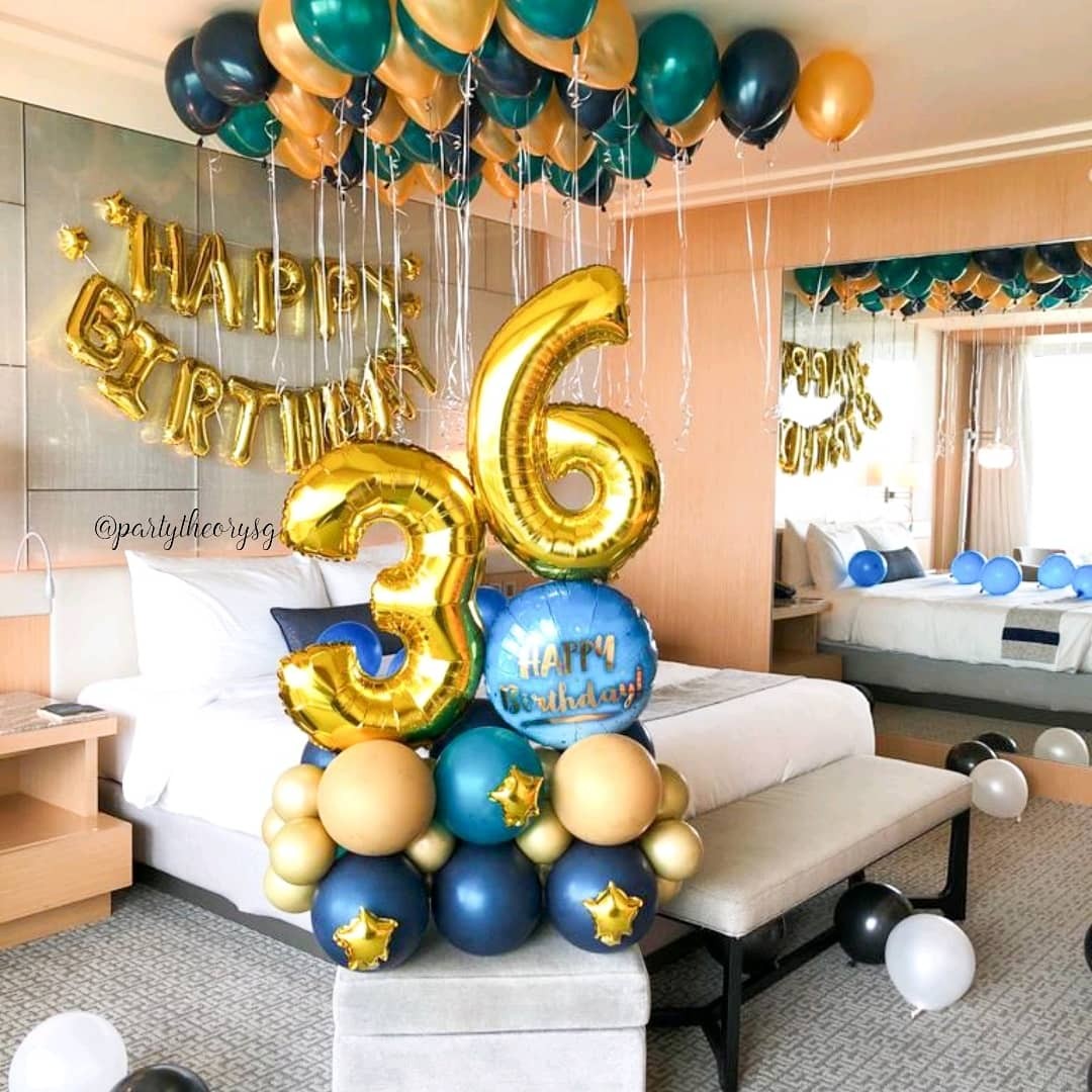 Helium Balloons Birthday Decoration, Hobbies & Toys, Stationery & Craft ...