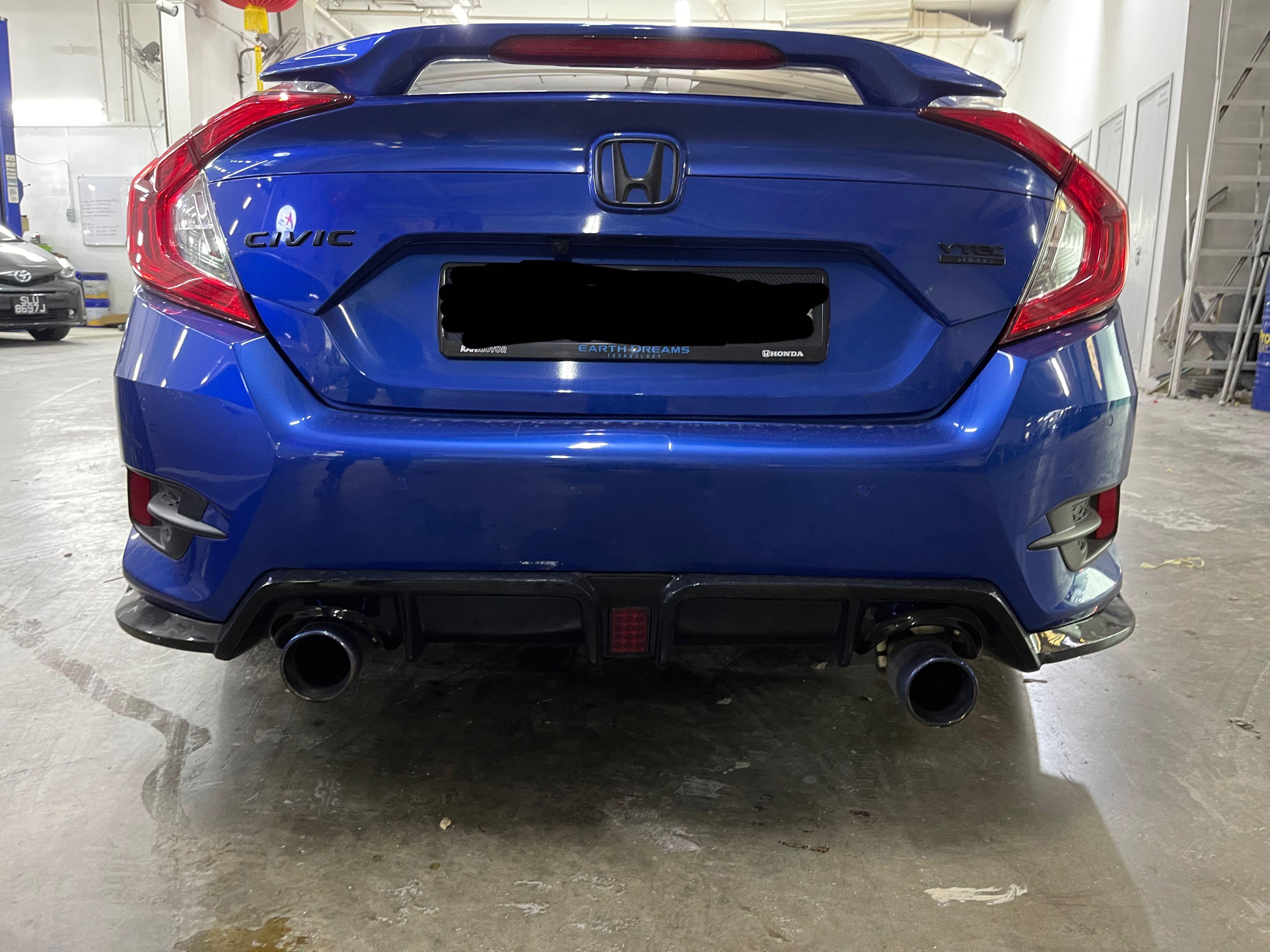Honda Civic fc stock Rear Bumper, Car Accessories, Accessories on Carousell