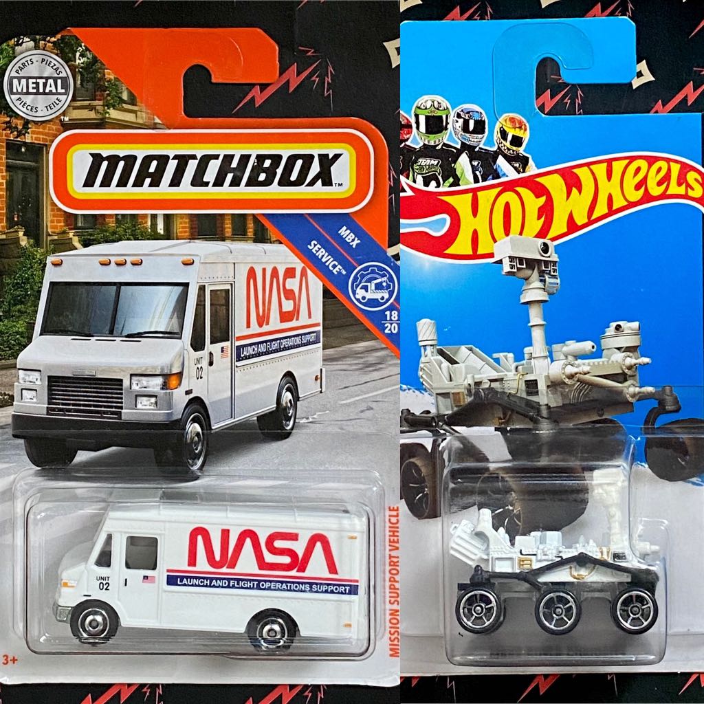 Hot Wheels Matchbox NASA Mission Support Vehicle - Mars Rover Curiosity ...