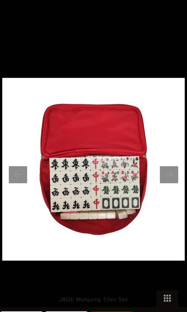 Jade Mahjong Tiles Set, Hobbies & Toys, Toys & Games on Carousell