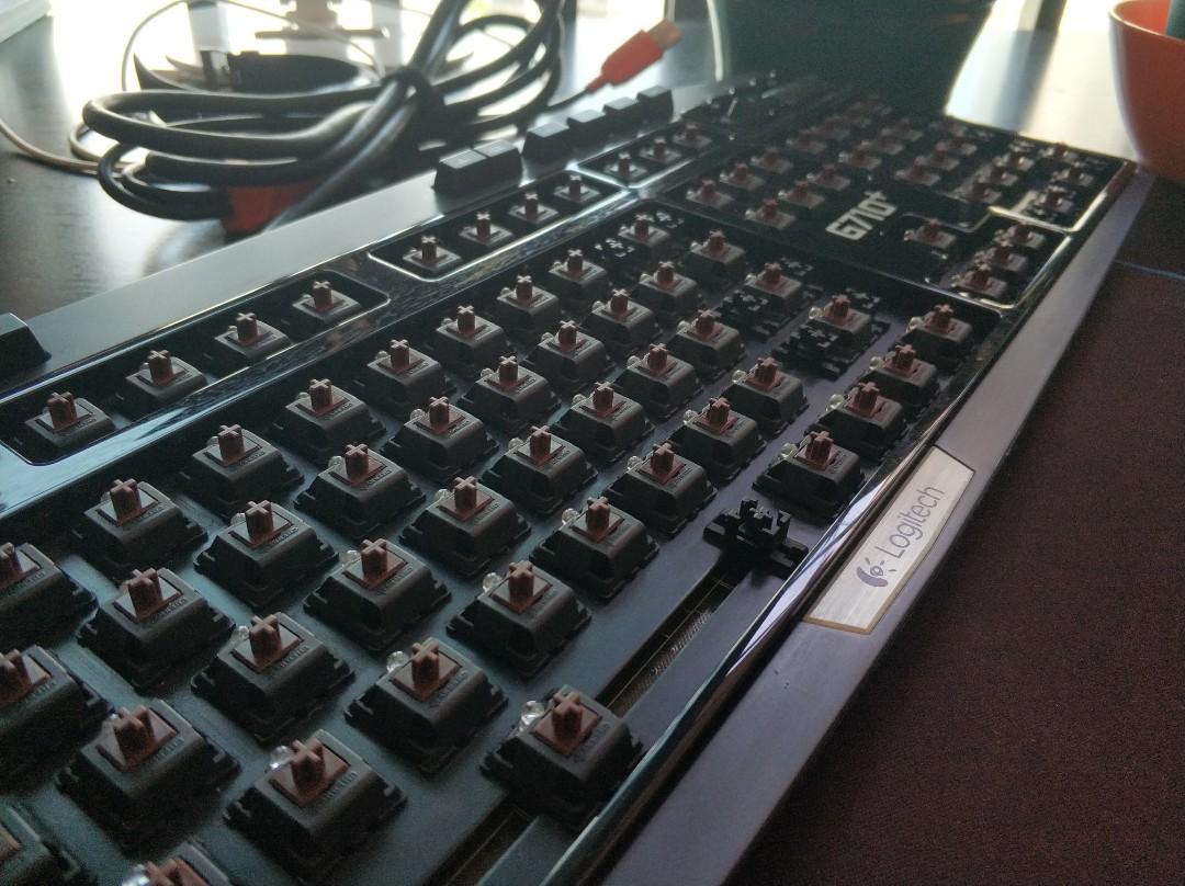 Logitech G710+ Mechanical Gaming Keyboard (MX Brown), Electronics ...