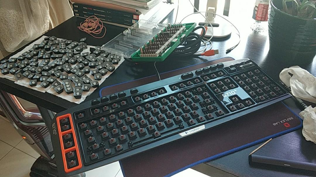 Logitech G710+ Mechanical Gaming Keyboard (MX Brown), Electronics ...