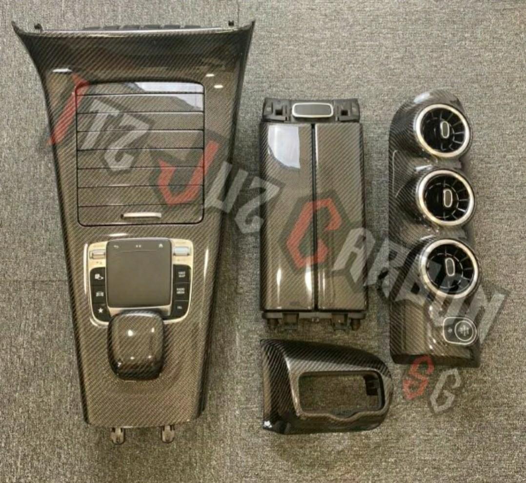 Mercedes W177 W118 Carbon fiber interior trim set, Car Accessories ...