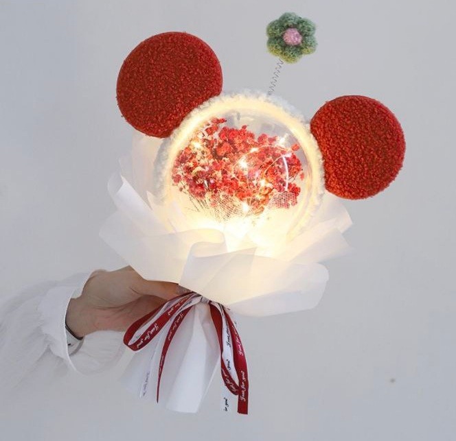 Mickey Mouse Flower Bouquet, Hobbies & Toys, Stationery & Craft ...