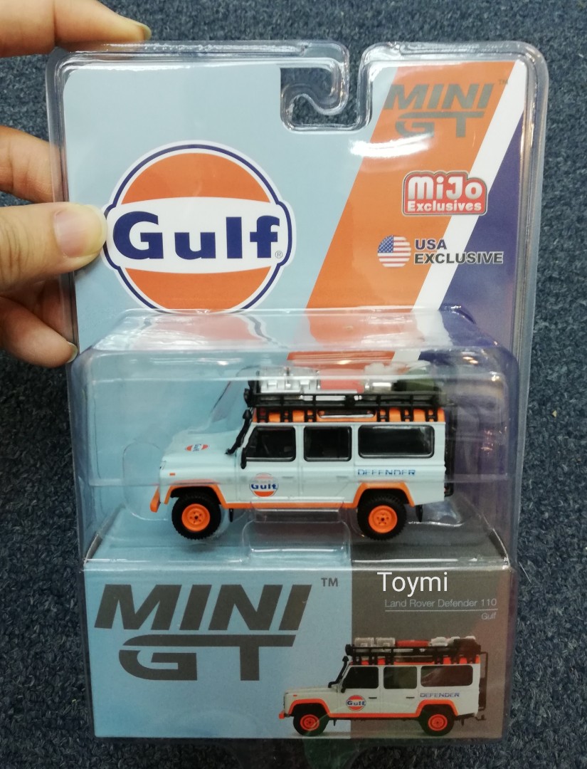 Mini GT 1/64 Land Rover Defender 110 Gulf Limited, Hobbies & Toys ...