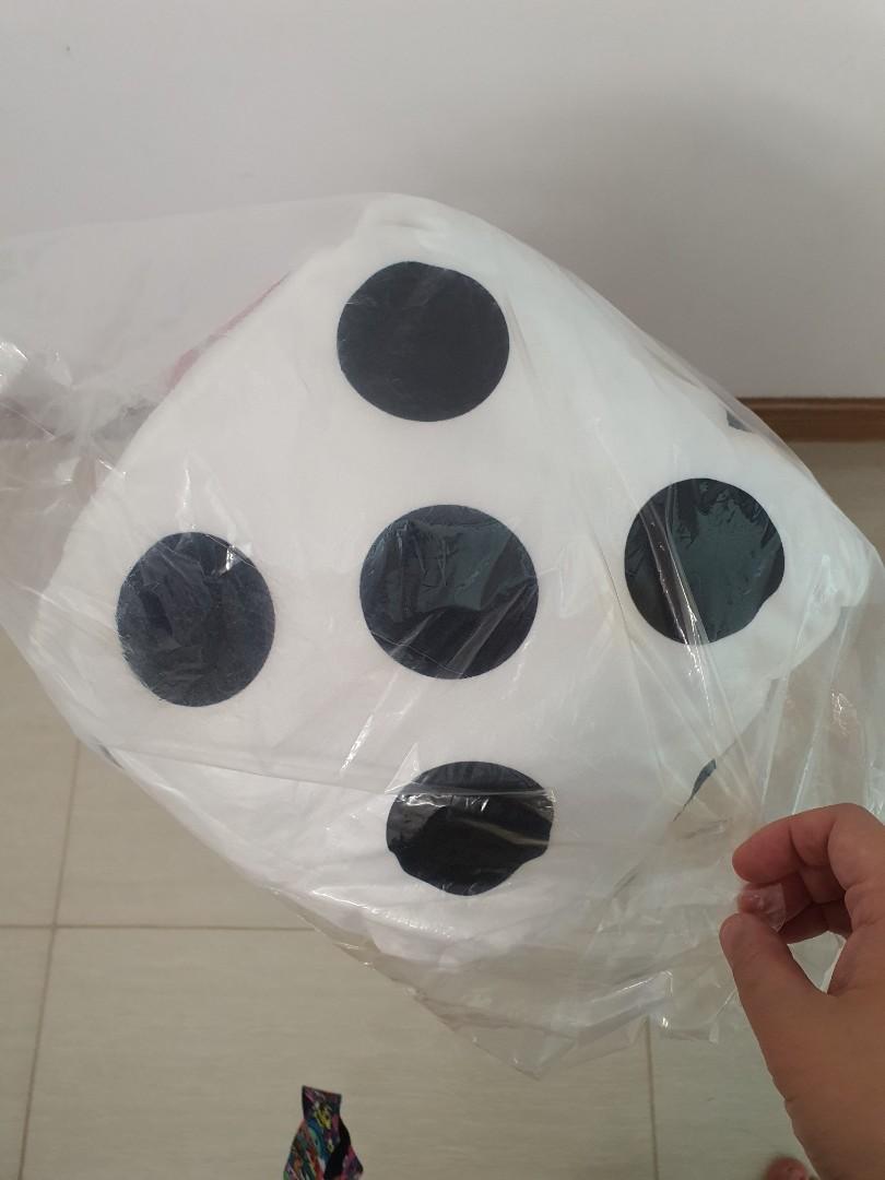 Monopoly Dice Cushion, Furniture & Home Living, Home Decor, Cushions ...