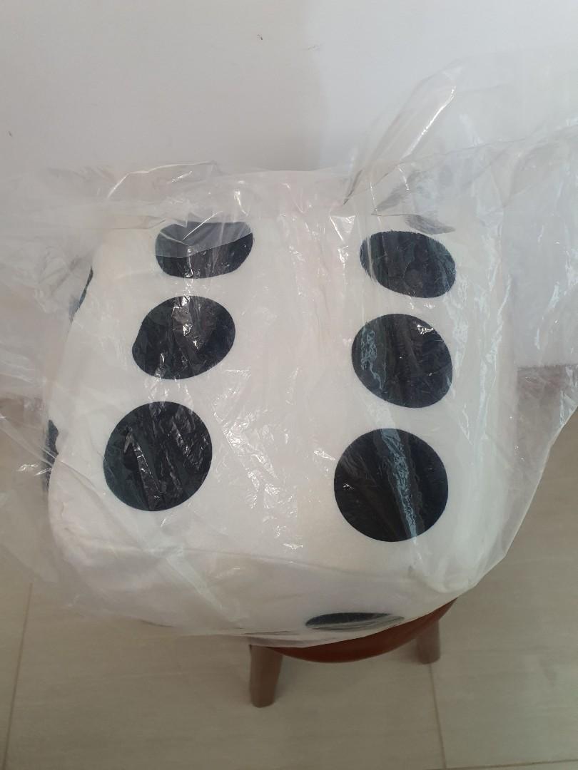 Monopoly Dice Cushion, Furniture & Home Living, Home Decor, Cushions ...