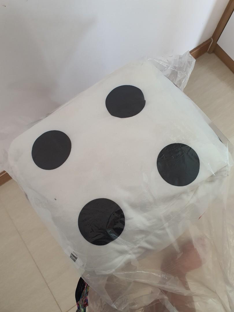 Monopoly Dice Cushion, Furniture & Home Living, Home Decor, Cushions ...