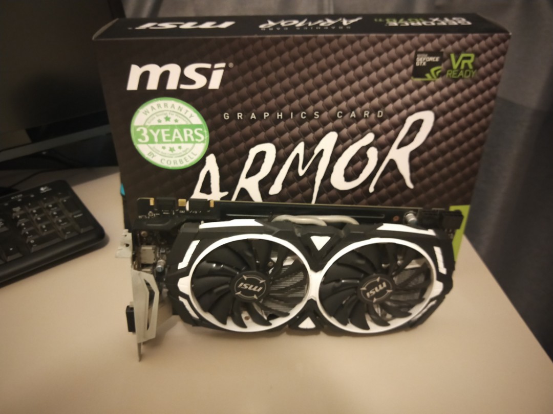 MSI GTX1070TI Armour graphic card, Computers & Tech, Parts ...