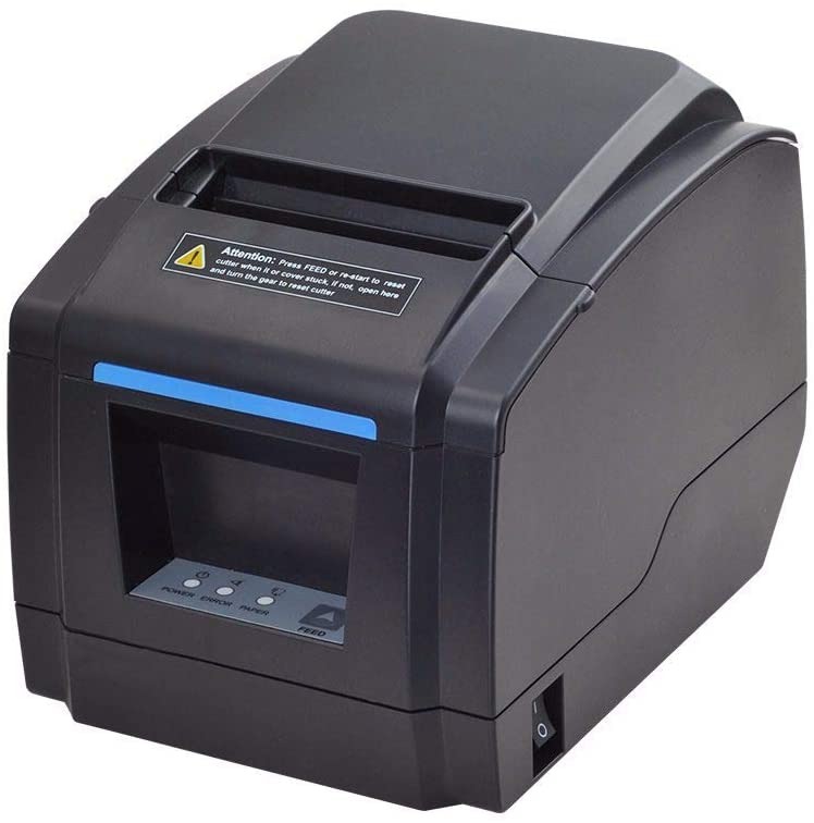 MUNBYN 80mm High Speed Printing Thermal Receipt Printer POS Printer with Auto Cutter Printer USB ...