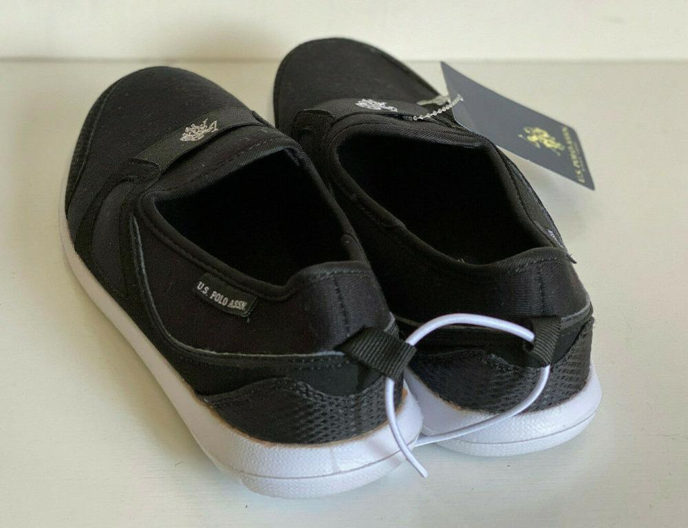 NEW! U.S. US POLO ASSOCIATION USPA BLACK COMFORT SANDALS SHOES 8 38 ...