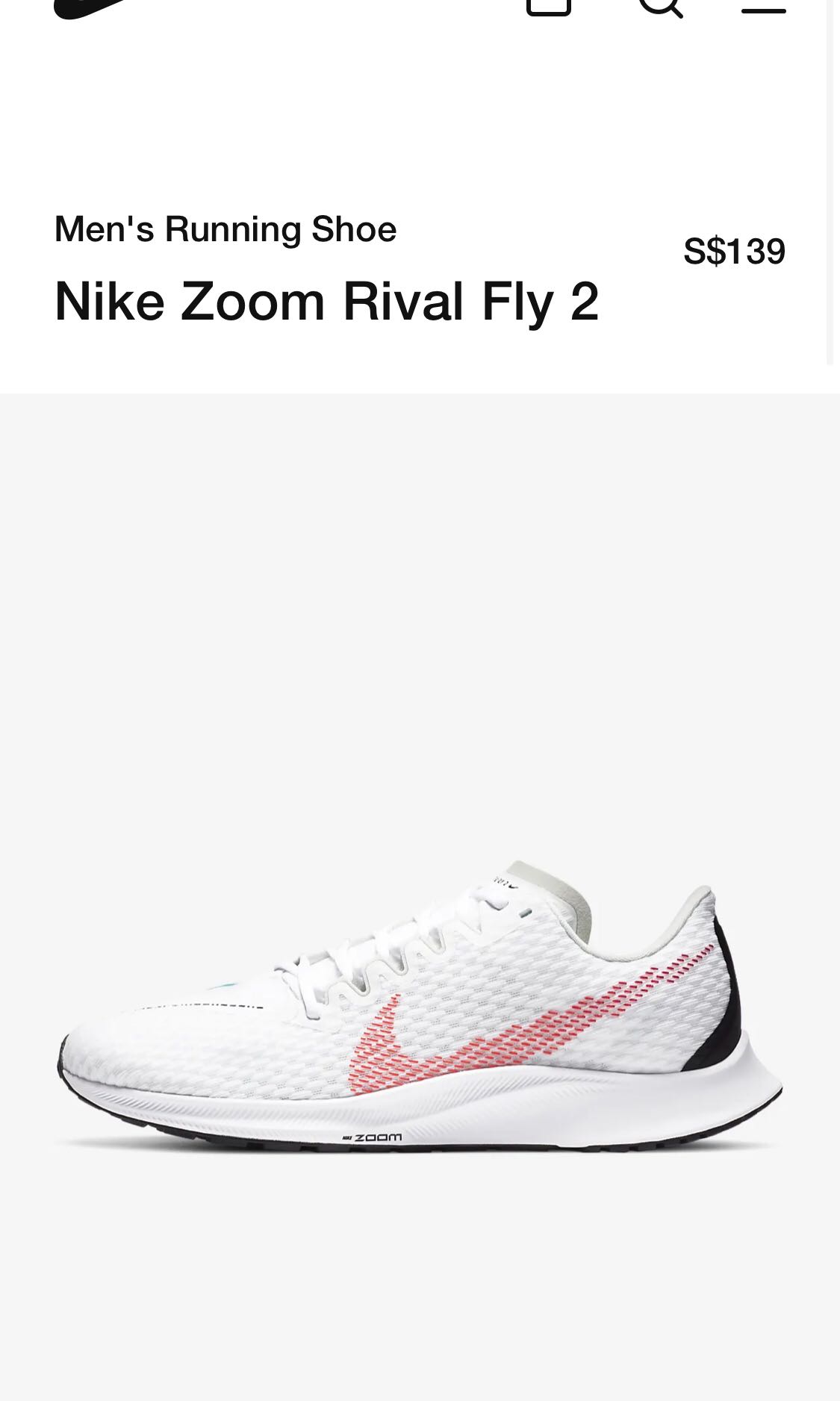 Nike zoom Rival fly 2, Luxury, Sneakers & Footwear on Carousell