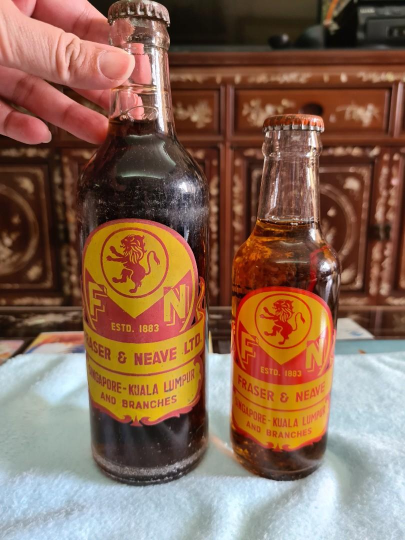 Vintage Fraser & Neave (F&N) Orange Soft Drink bottle, Food & Drinks ...