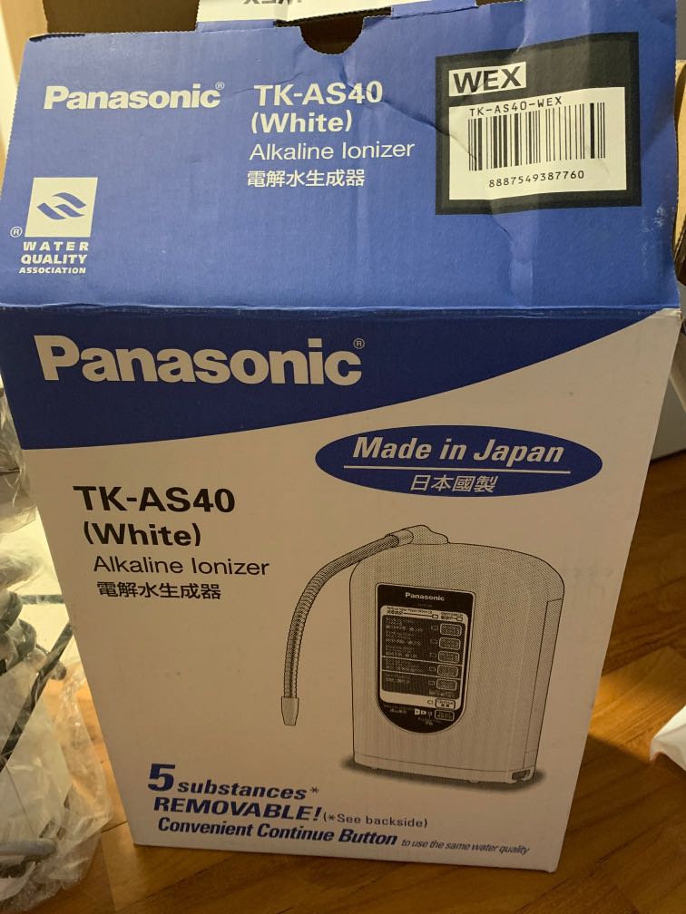 Panasonic Alkaline water TK-AS40, TV & Home Appliances, Kitchen ...