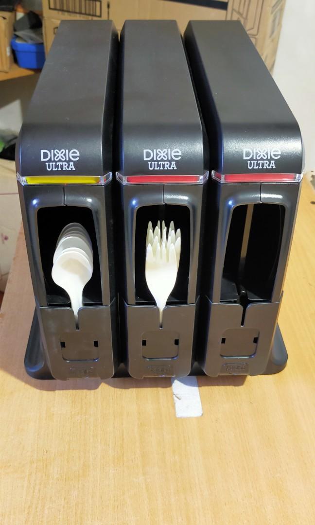Plastic Spoon n Fork Dispenser, Furniture & Home Living, Kitchenware ...