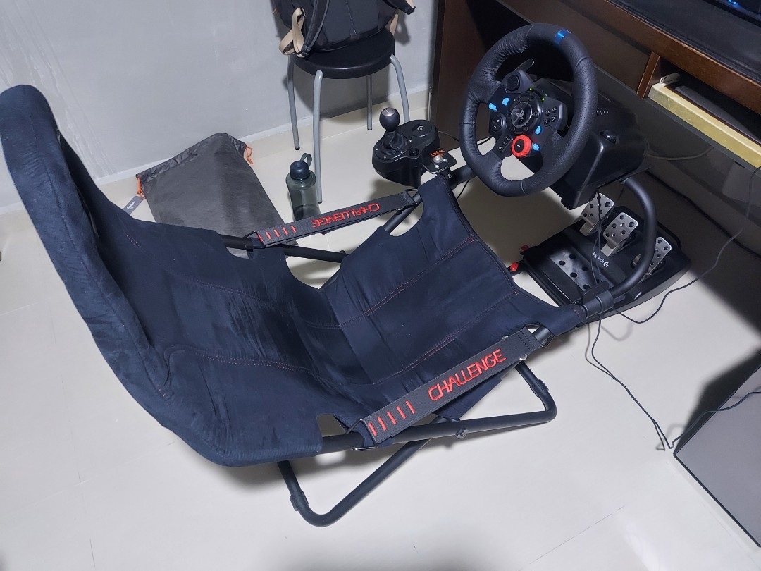 Playseat Challenge with shifter mount, Video Gaming, Gaming Accessories ...