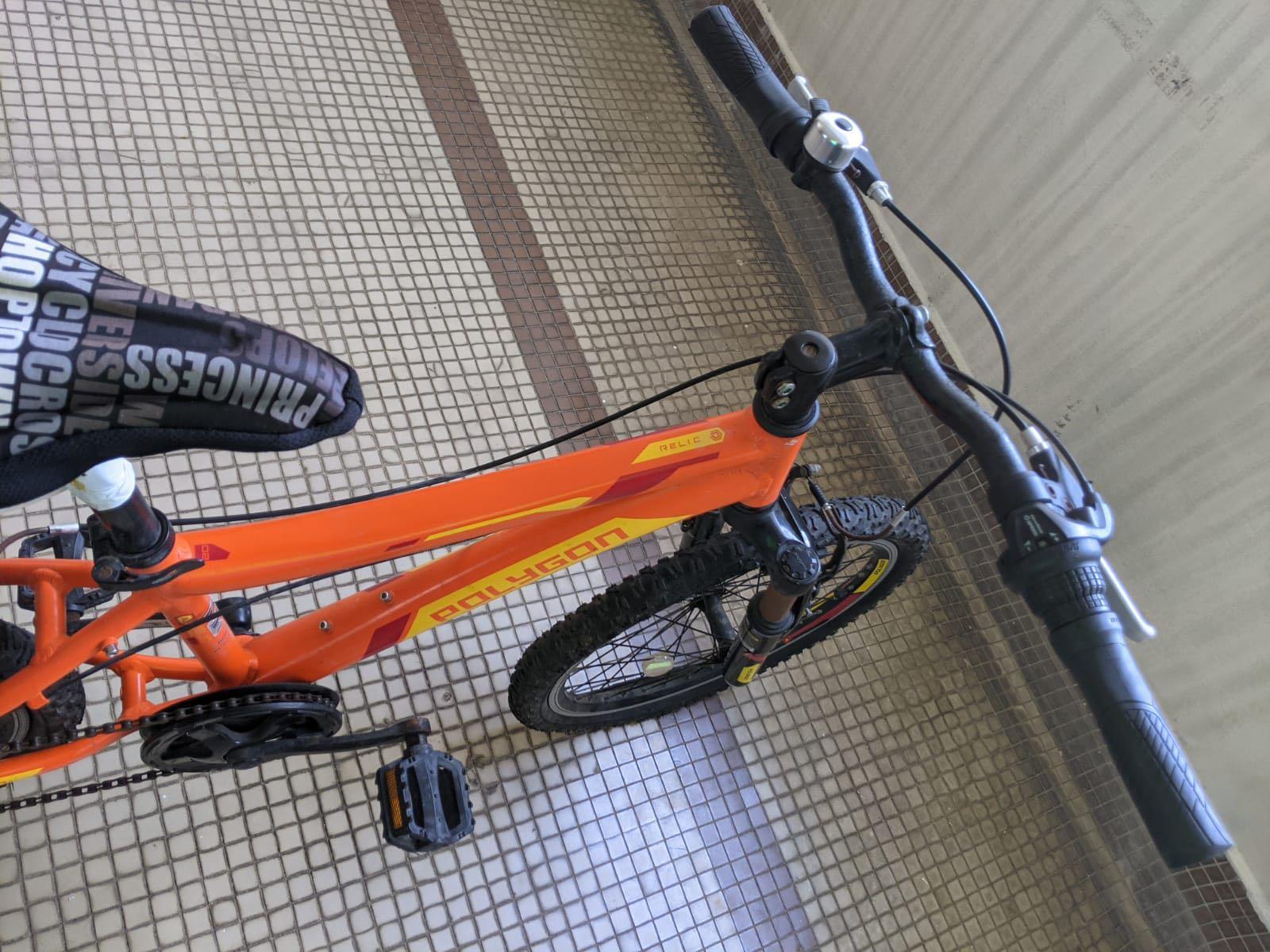 Pre-loved Polygon Kids 20 inch mountain bike, Sports Equipment ...