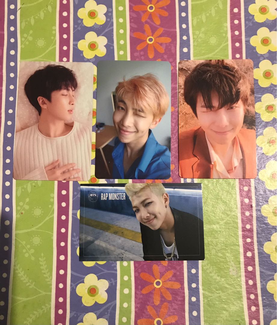 RM BTS ALBUM PHOTOCARDS (tear, d&w, her), Hobbies & Toys, Memorabilia ...
