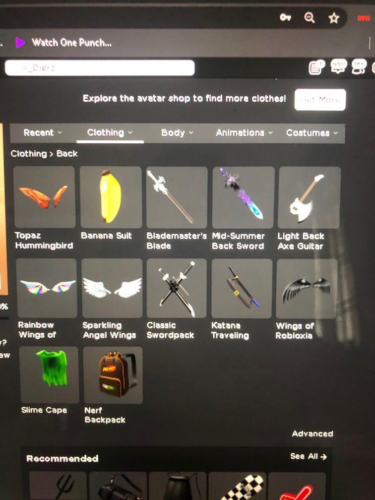Roblox account, Video Gaming, Gaming Accessories, Game Gift Cards ...