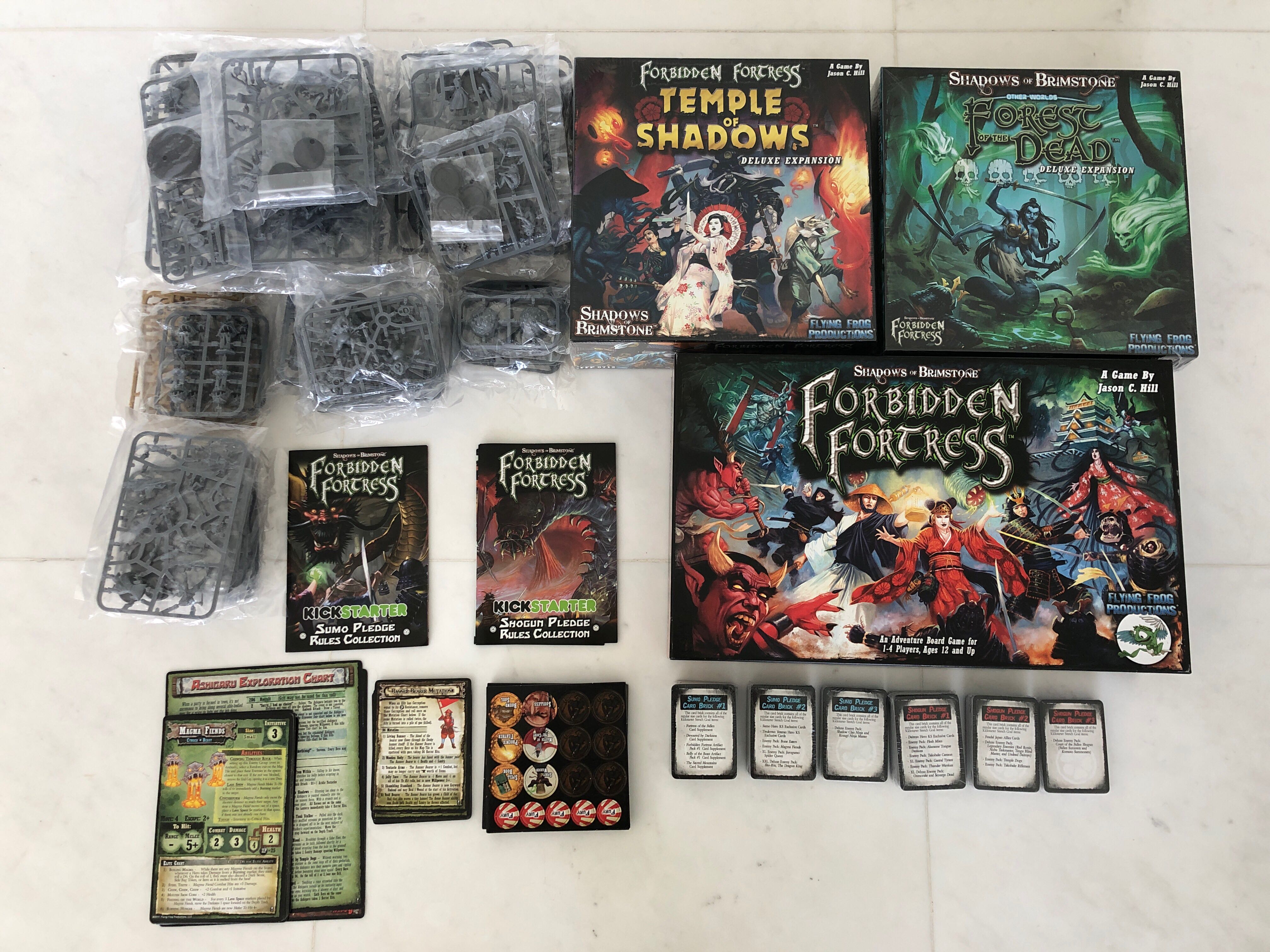 Shadow of Brimstone: Forbidden Fortress, Hobbies & Toys, Toys & Games ...