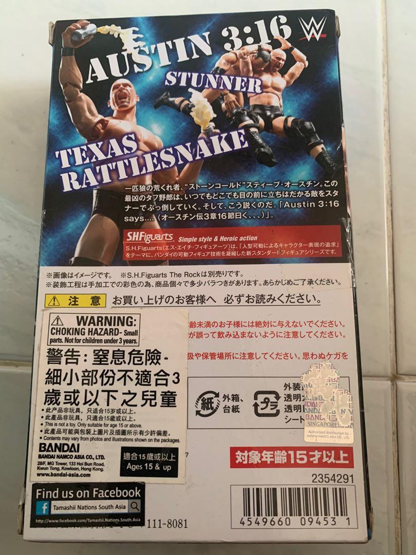 SHFiguarts WWE Stone Cold Steve Austin 3:16, Hobbies & Toys, Toys ...