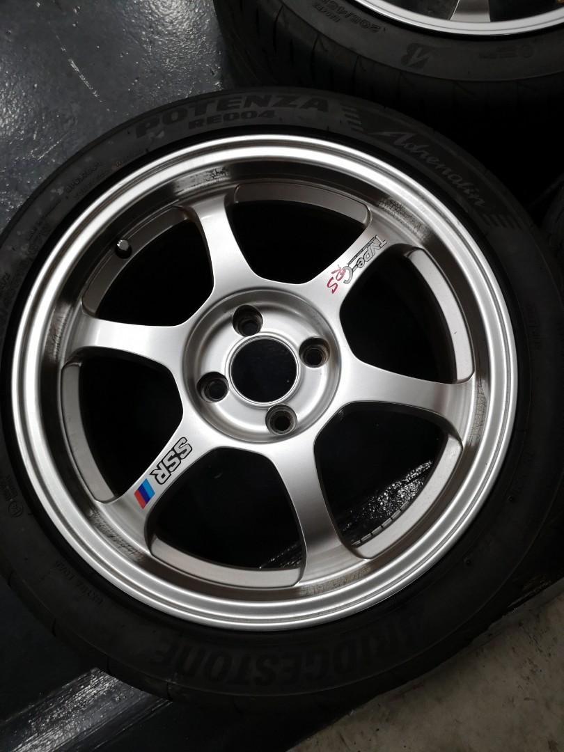 SSR TYPE C 16" x 7.5JJ 4x100, Car Accessories, Tyres & Rims on Carousell