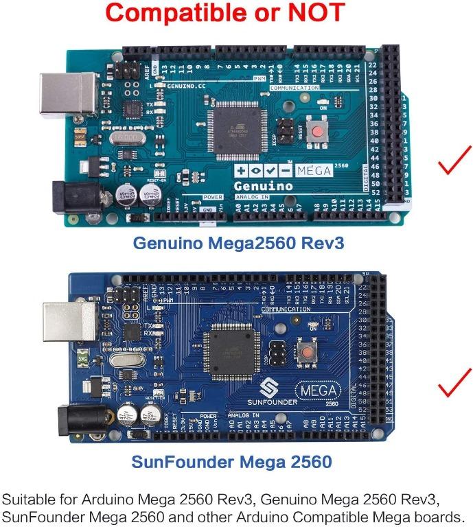 SUNFOUNDER Mega 2560 Case Enclosure Transparent Glossy Acrylic Computer ...