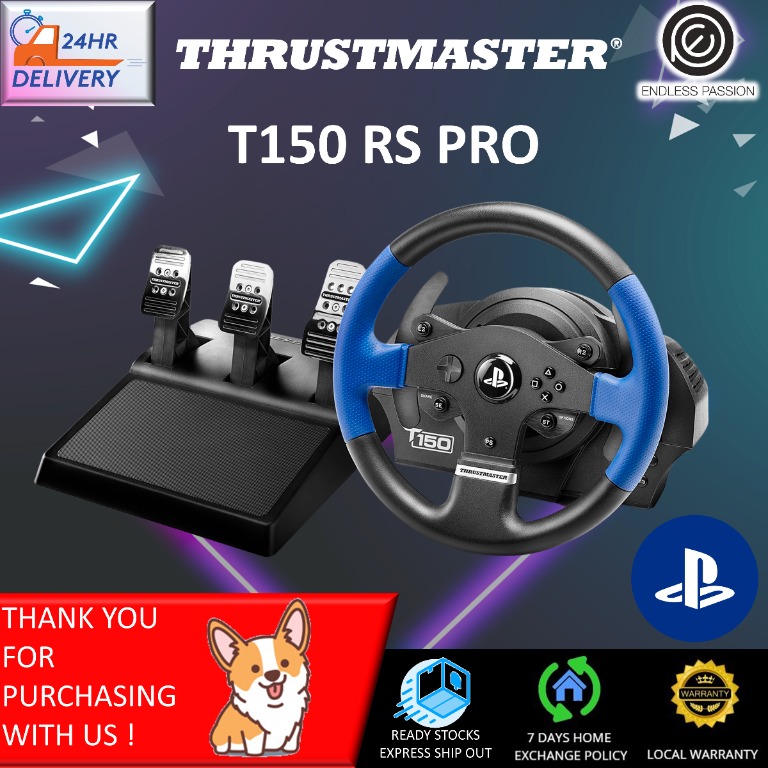 Thrustmaster T150 PRO Racing Wheel For PS4/PS3/PC, Video Gaming, Gaming ...