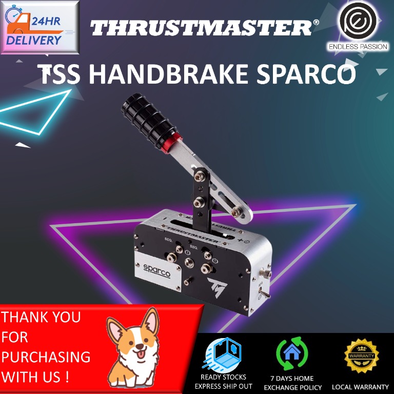 Thrustmaster TSS Handbrake Sparco Mod+, Video Gaming, Gaming ...