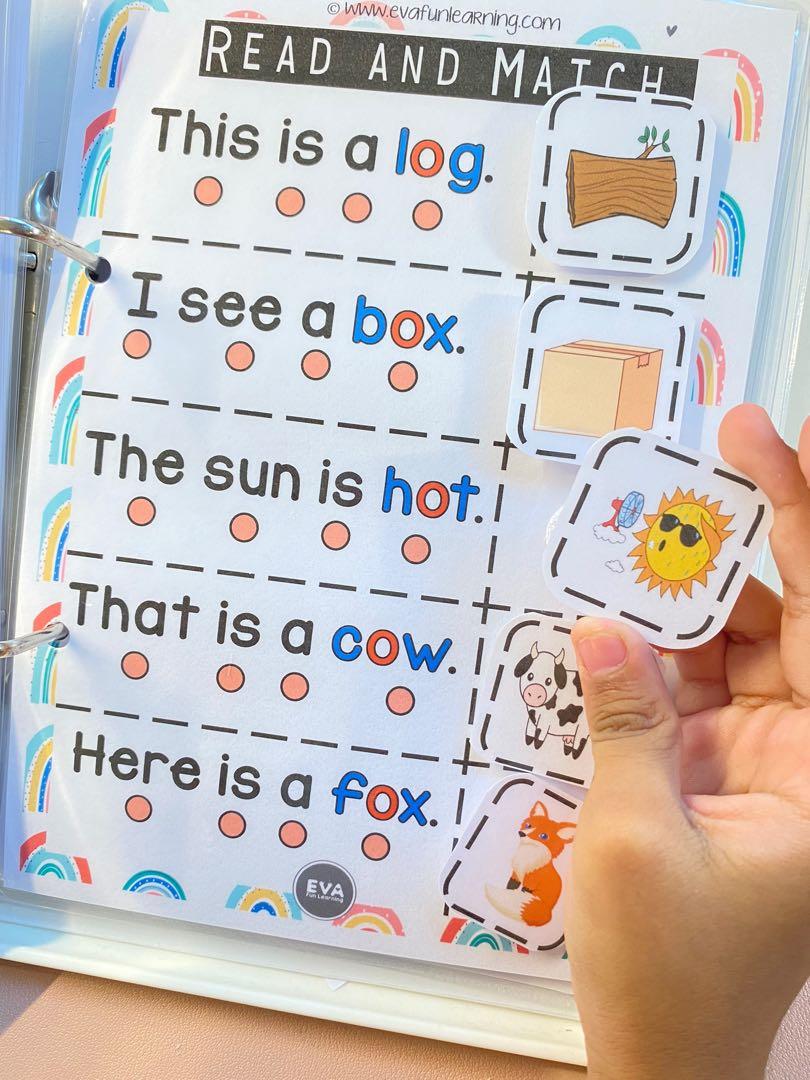 PHONICS Folder Velcro Activity , Hobbies & Toys, Books & Magazines ...