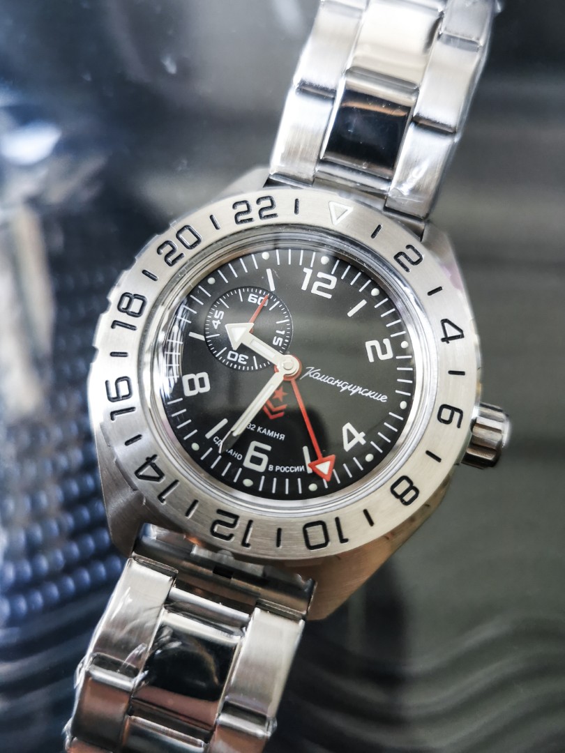 Vostok Komandirskie GMT, Men's Fashion, Watches & Accessories, Watches ...