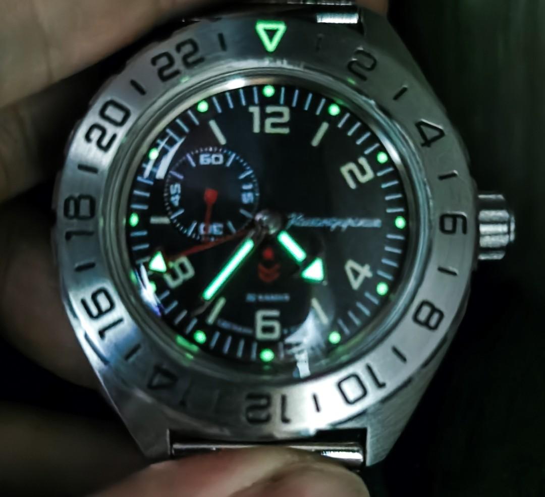 Vostok Komandirskie GMT, Men's Fashion, Watches & Accessories, Watches ...