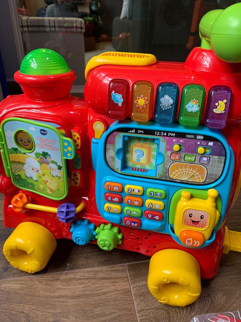 Vtech sit-to-stand ultimate alphabet train, Babies & Kids, Baby Nursery ...