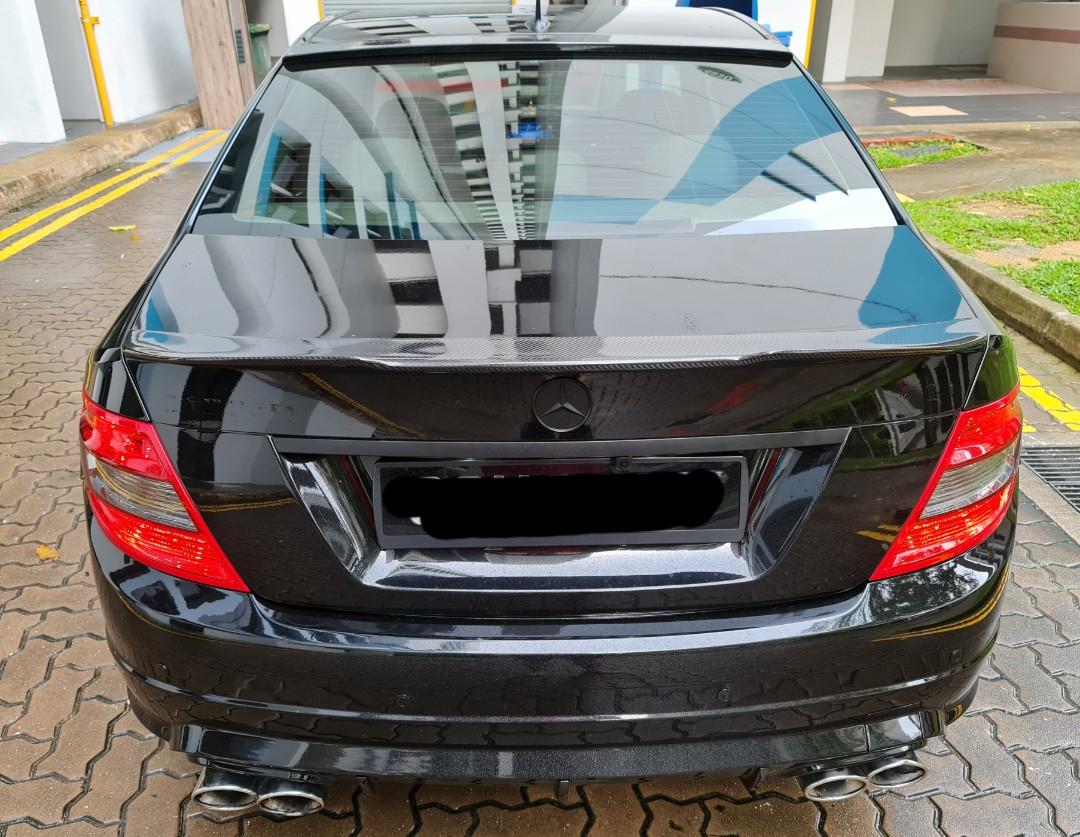 W204 Boot Lip, Spoiler (Carbon Fibre), Car Accessories, Accessories on ...