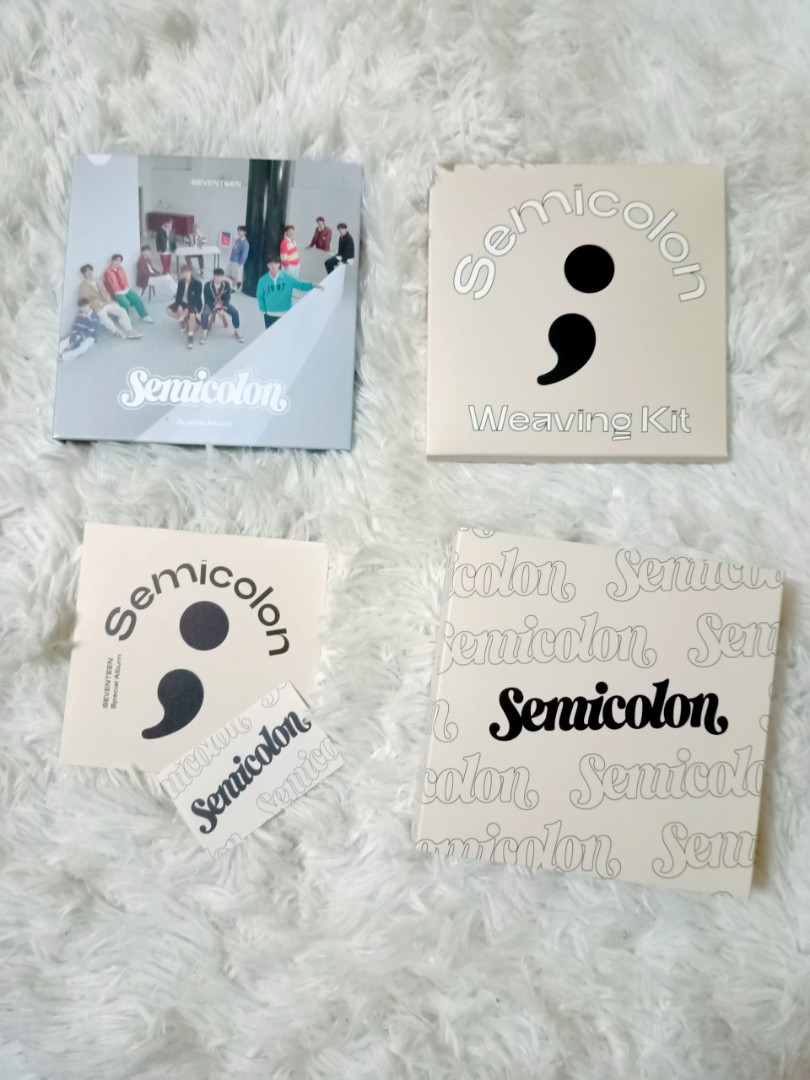 [WTS] SVT Semicolon Album inserts, Hobbies & Toys, Memorabilia ...