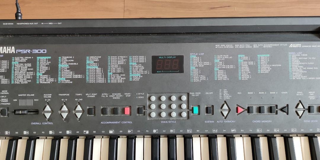 yamaha psr 300 keyboard, Hobbies & Toys, Music & Media, Musical ...