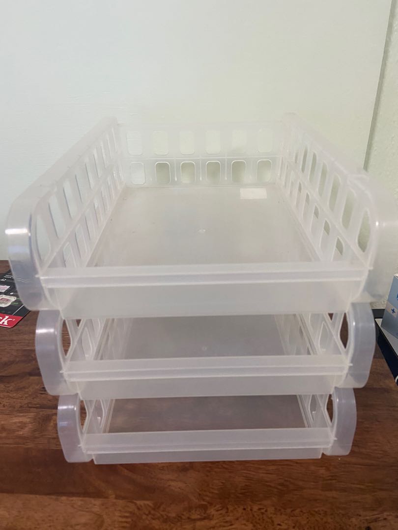 3 x Daiso Paper Rack, Furniture & Home Living, Home Improvement ...