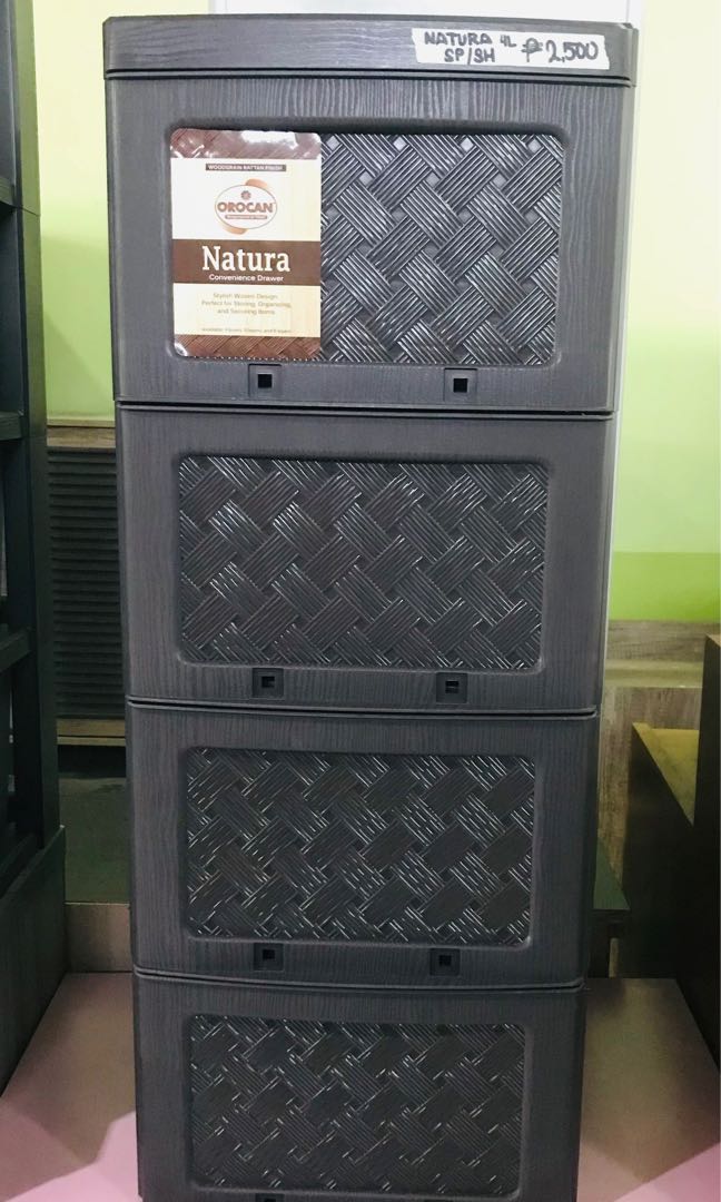 4 Layers Orocan Plastic Drawer Caha De Oro Natura, Furniture & Home ...