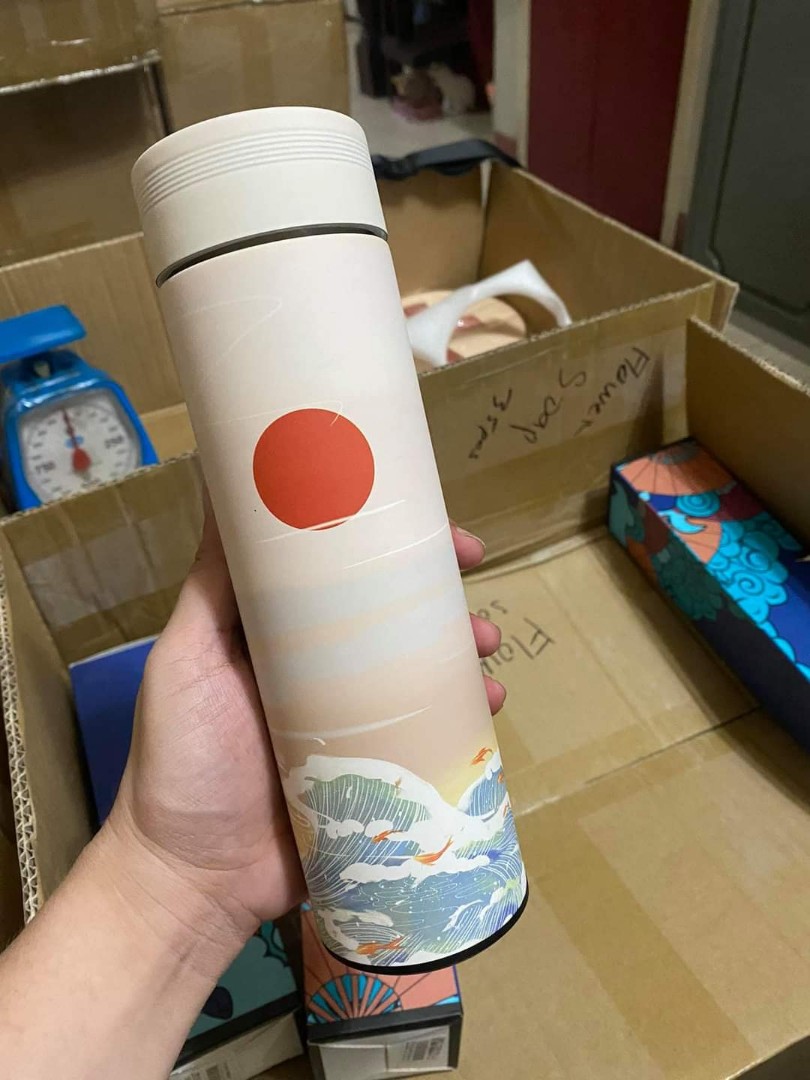 500ml Traditional Chinese Painting Style Stainless Steel Insulated ...