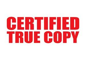 Certified True Copy 專業會計師CPA文件核證副本 (移民文件, passport, account opening ...