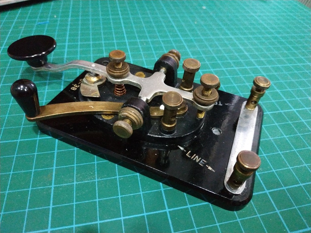 American J-38 Morse code Key Hand Key / Telegraph Key / Straight Key ...