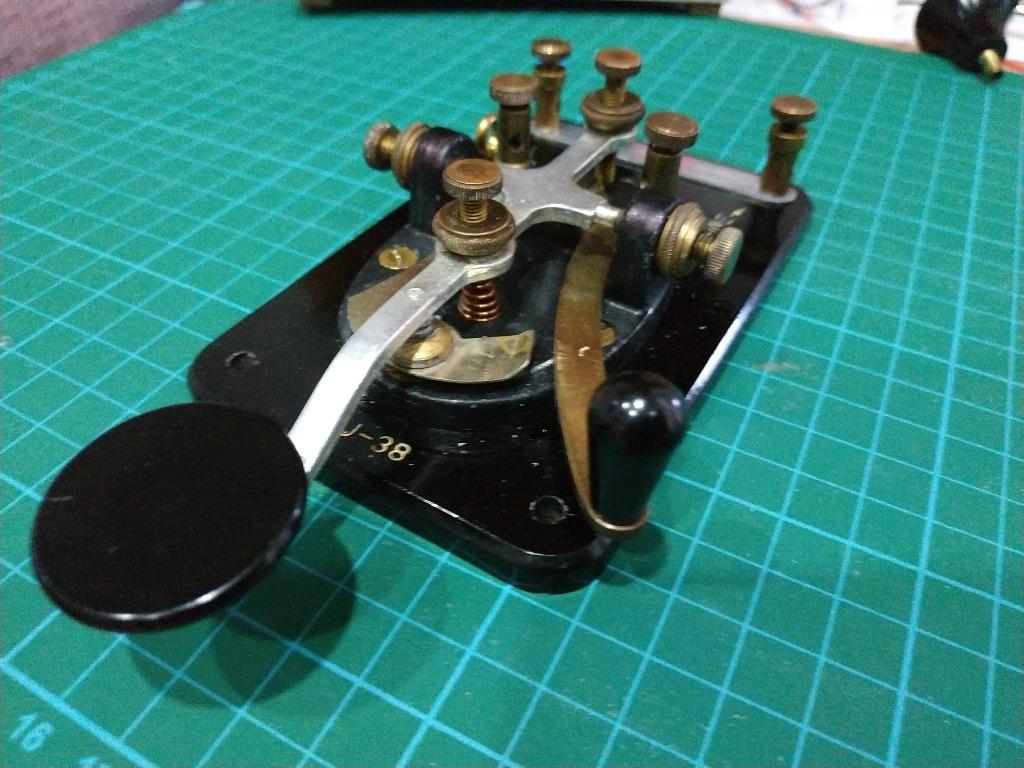 American J-38 Morse code Key Hand Key / Telegraph Key / Straight Key ...