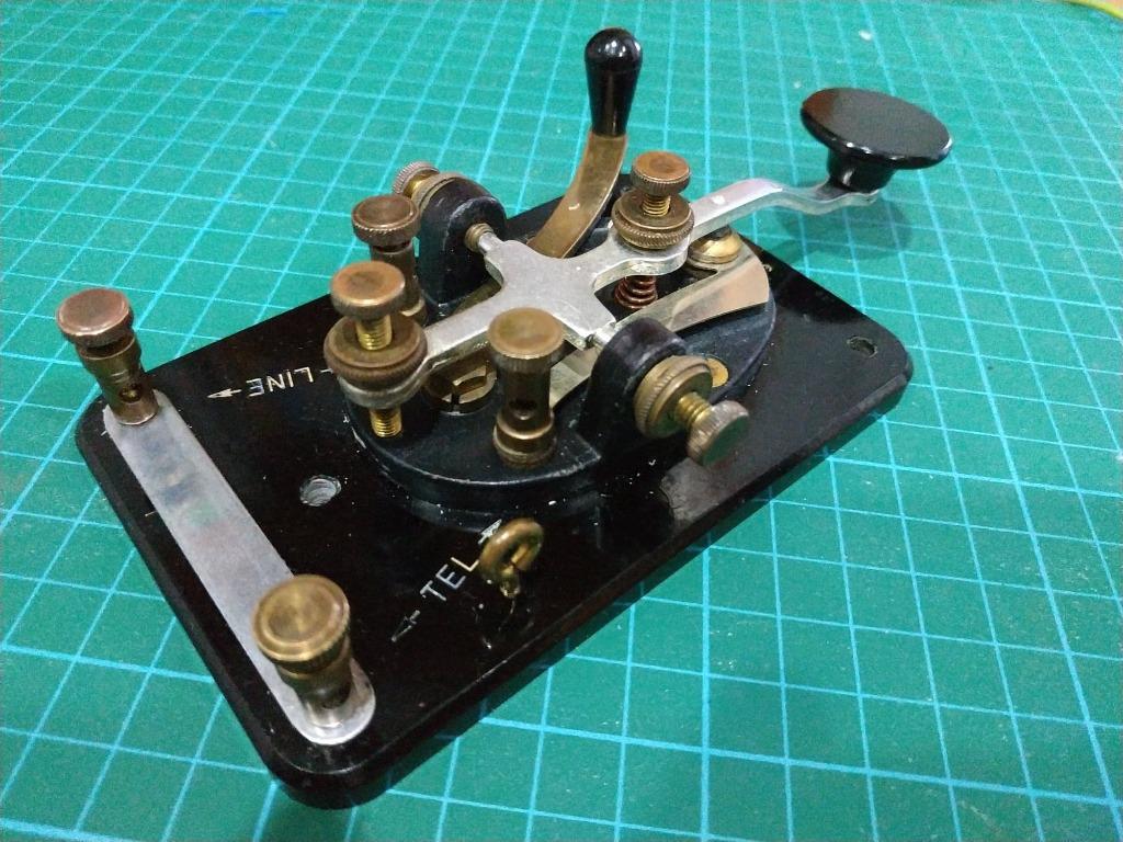 American J-38 Morse code Key Hand Key / Telegraph Key / Straight Key ...