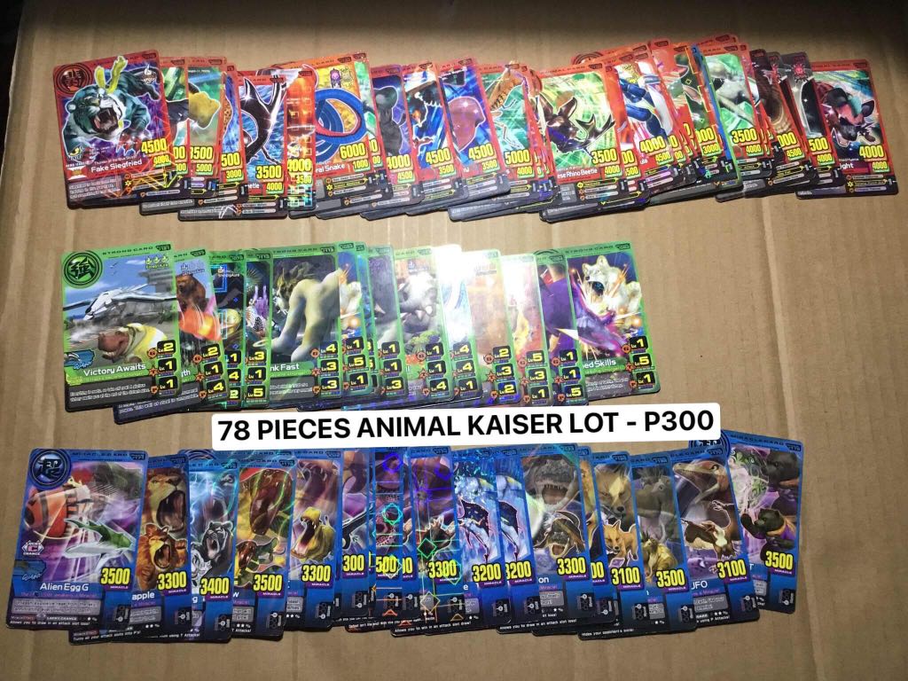 Animal Kaiser Cards, Hobbies & Toys, Toys & Games on Carousell