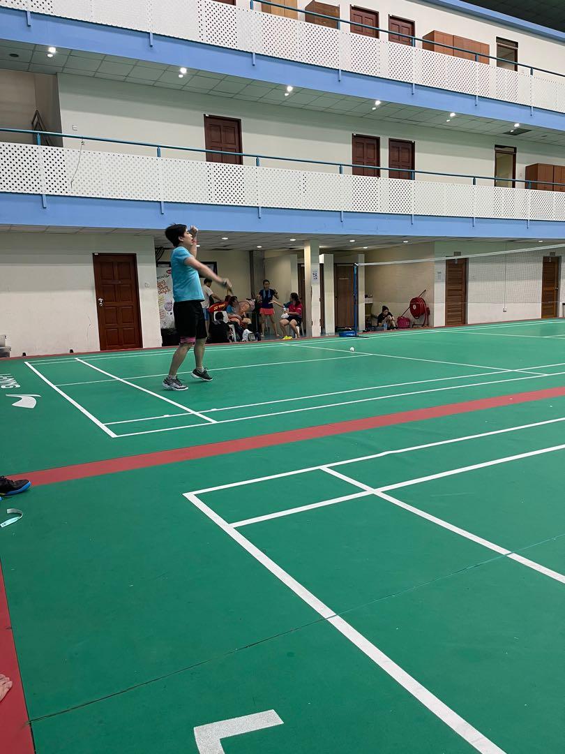 Badminton court Pasir Ris sports, Sports Equipment, Sports & Games ...
