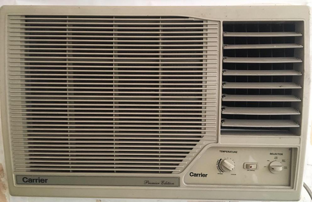 Carrier Window type aircon 2hp Premier Edition (non-inverter), TV ...